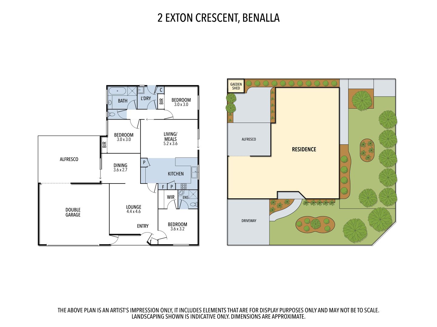 2 Exton Crescent, Benalla VIC 3672 | Domain