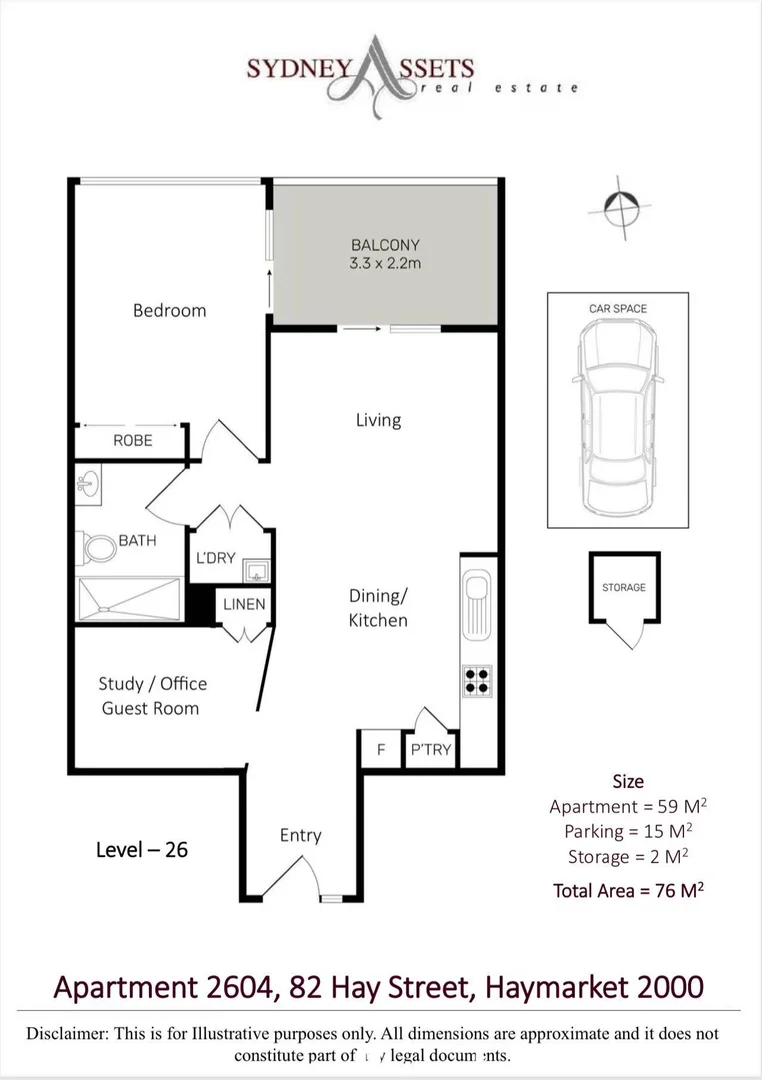 2604/82 Hay Street, Haymarket NSW 2000 | Domain