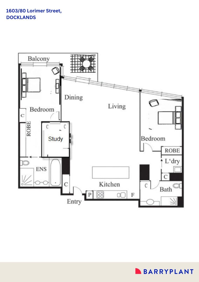 1603/80 Lorimer Street, Docklands VIC 3008 - Apartment For Rent - $900 ...