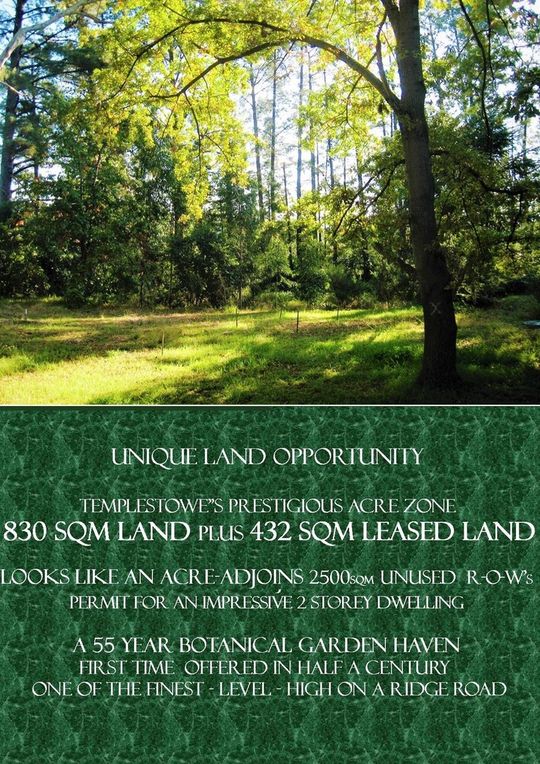 Templestowe VIC 3106 vacant land for Sale, $1,790,000 - $1,690,000 ...
