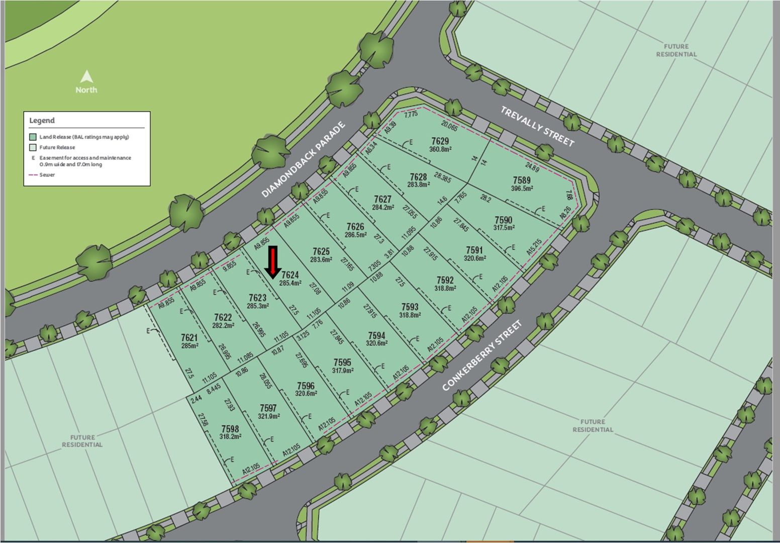 Lot 7624 Precinct 7B, Melonba, Marsden Park NSW 2765 | Domain