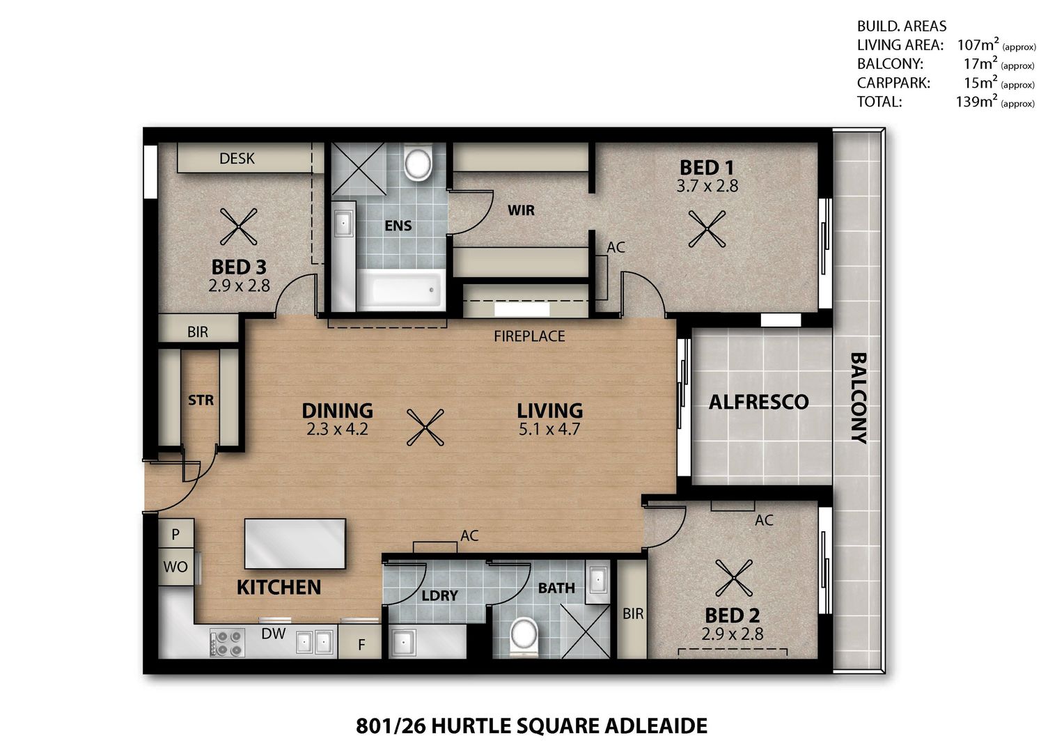 Sold 801/26 Hurtle Square, Adelaide SA 5000 on 24 May 2025 - 2019856524 ...