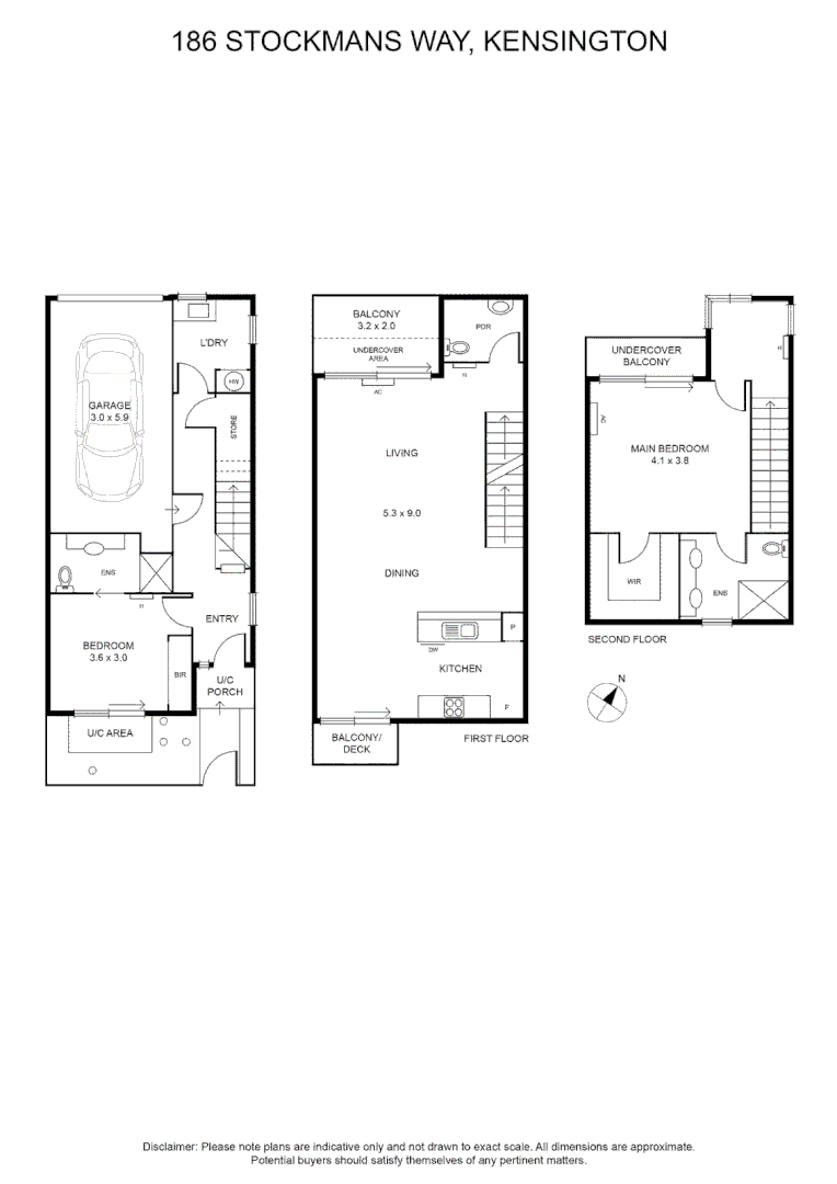 186 Stockmans Way, Kensington VIC 3031 | Domain