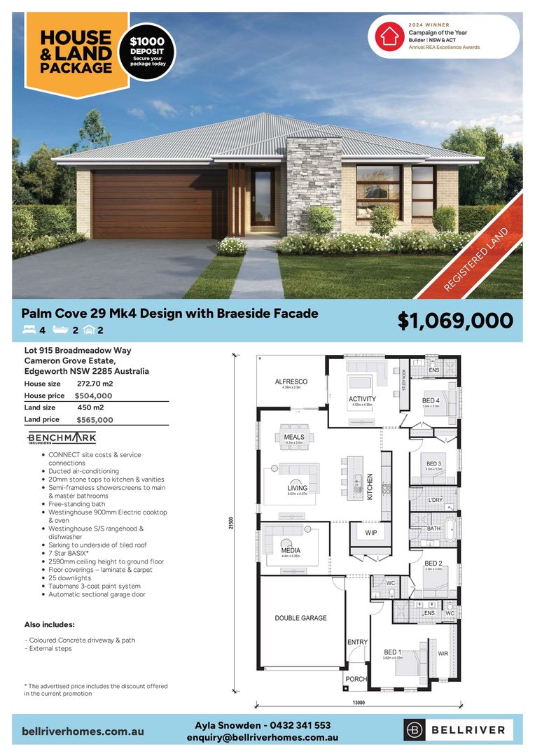 Lot 915 Broadmeadow Way Cameron Grove Estate, Edgeworth NSW 2285 | Domain