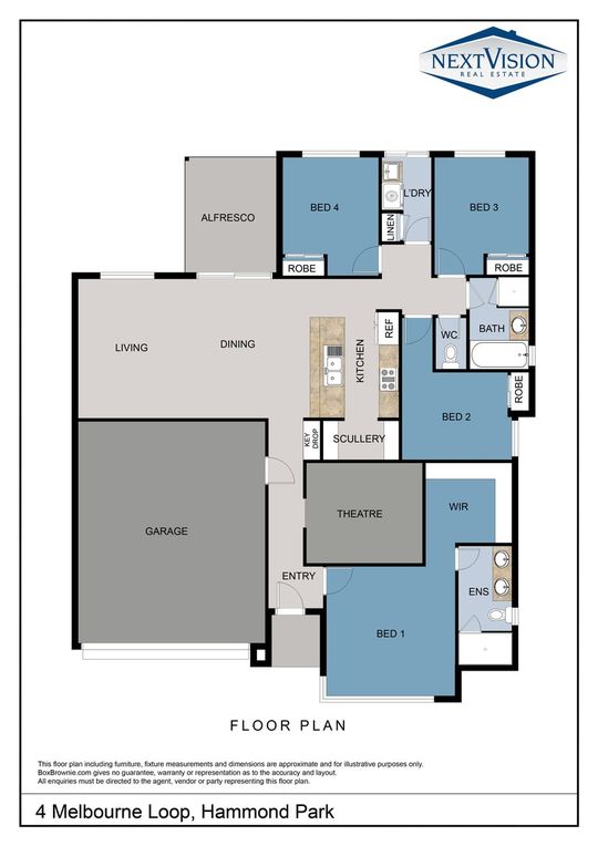 4 Melbourne Loop, Hammond Park WA 6164 - House For Rent - $620 | Domain