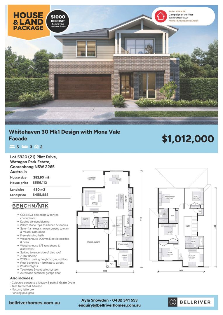 Lot 5920 (21) Pilot Drive, Watagan Park Estate, Cooranbong NSW 2265 ...