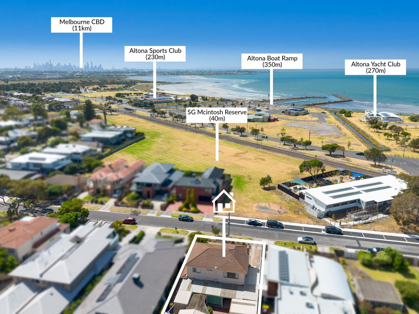 3 Parkside Crescent, Seaholme VIC 3018 | Domain