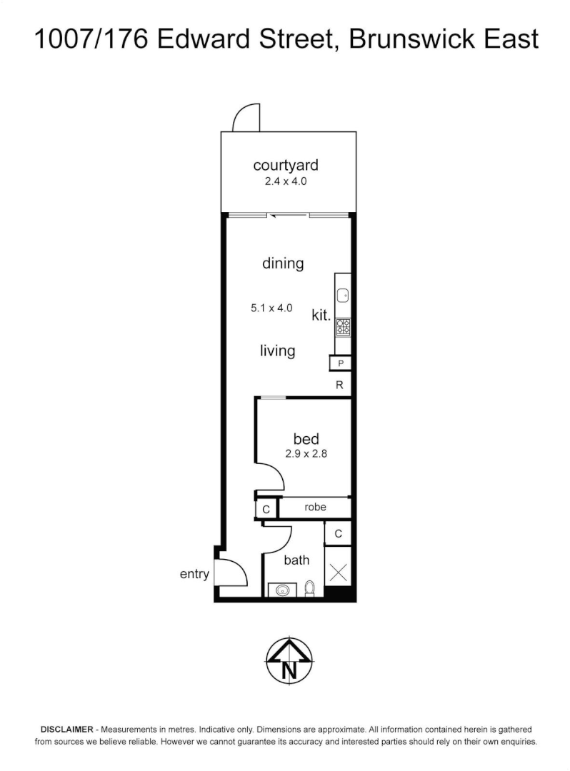 1007/176 Edward Street, Brunswick East VIC 3057 | Domain