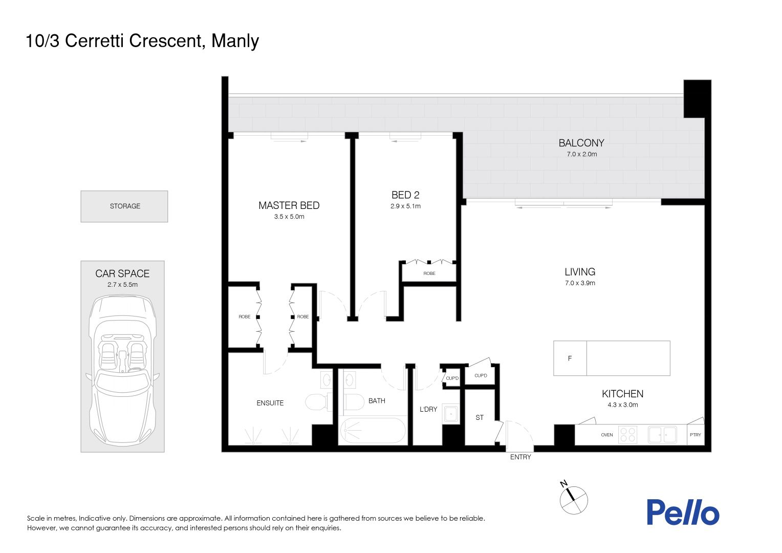 10/3 Cerretti Crescent, Manly NSW 2095 | Domain