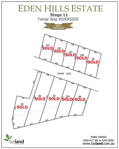 Sold Stage 11 TAMAR RISE, Riverside TAS 7250 on 09 Jan 2020 ...