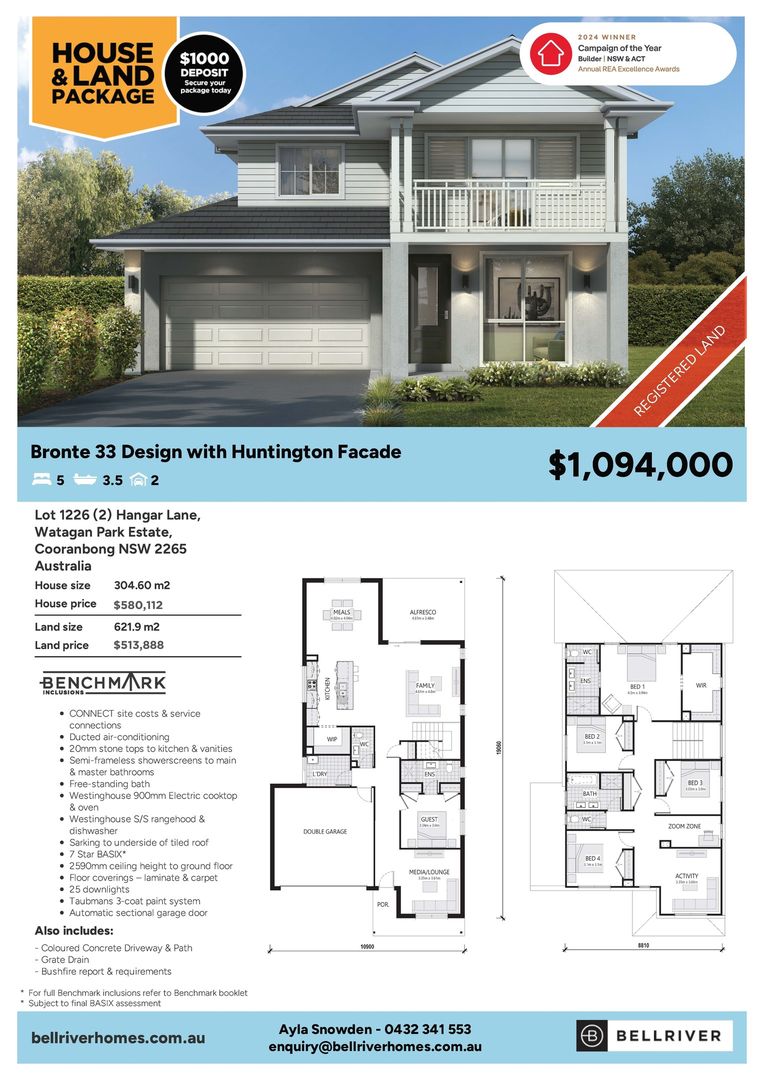 Lot 1226 (2) Hangar Lane, Watagan Park Estate, Cooranbong NSW 2265 | Domain