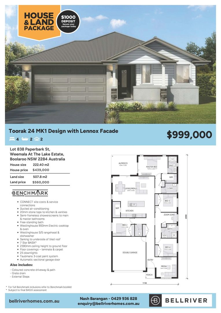 Lot 838 Paperbark St, Weemala At The Lake Estate, Boolaroo NSW 2284 ...