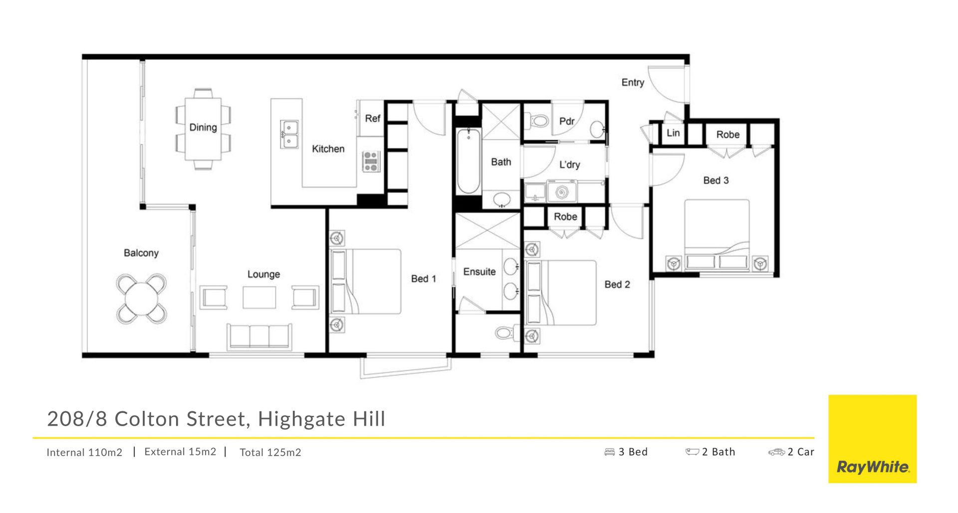 208/8 Colton Street, Highgate Hill QLD 4101 | Domain