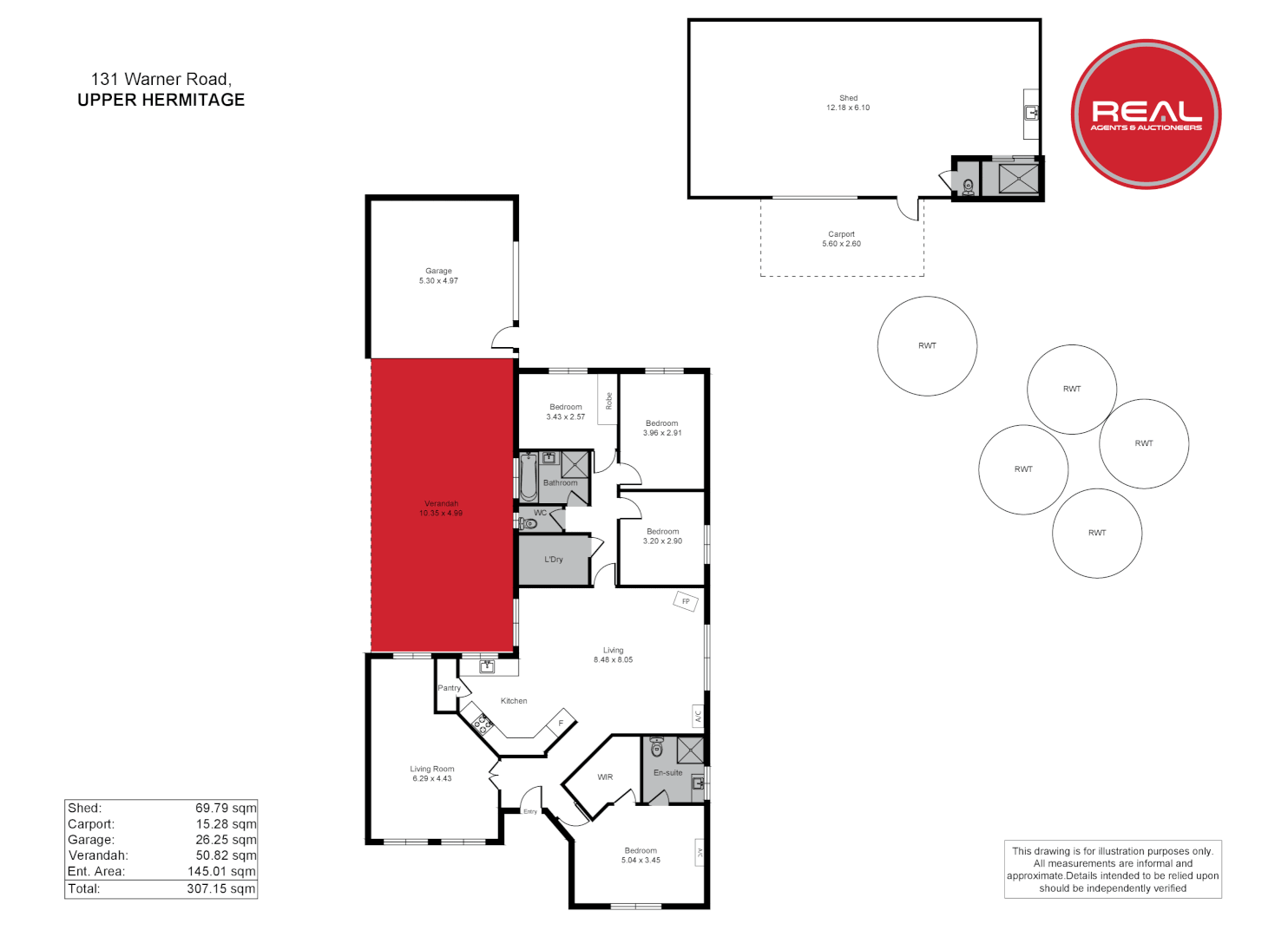 131 Warner Road, Upper Hermitage SA 5131 - House for Sale | Domain