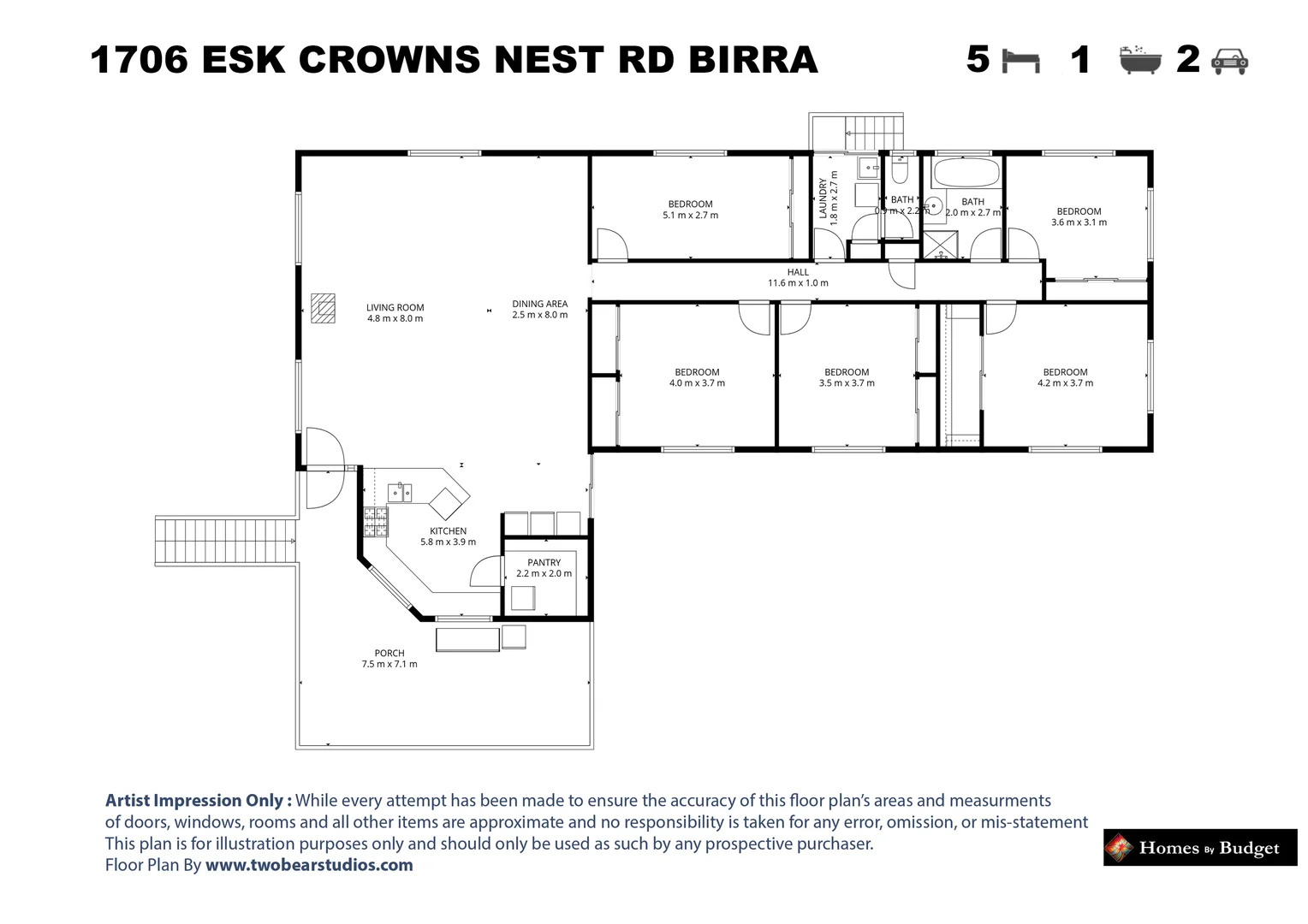 1706 Esk Crows Nest Road, Biarra QLD 4313 - House for Sale | Domain