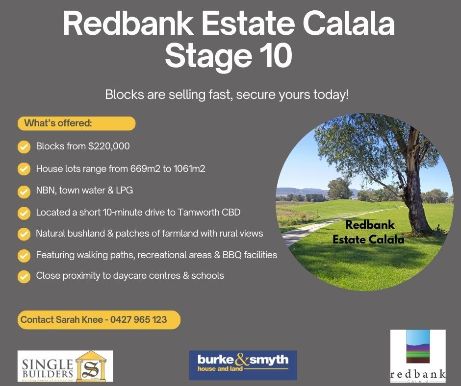 Redbank Estate - Stage 10, Tamworth NSW 2340 | Domain
